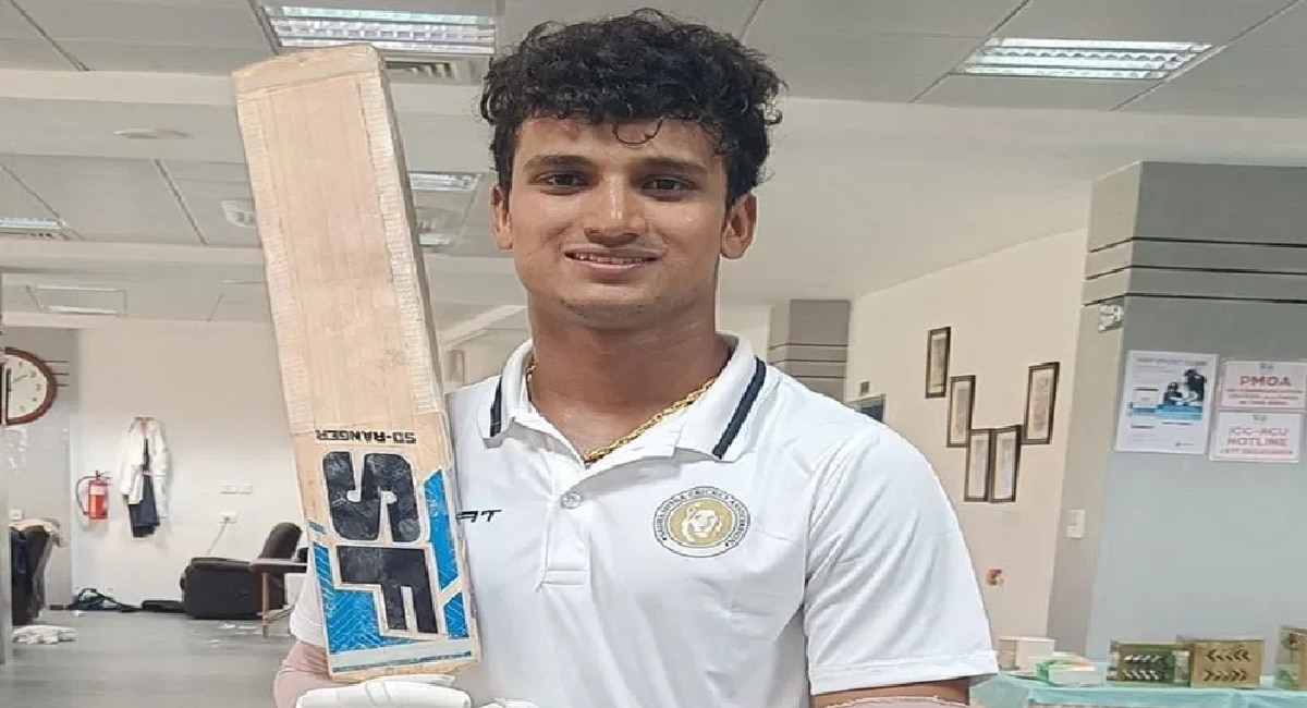 Jay gohil is even a step ahead of Arjun Tendulkar He scored a double century in his debut match
