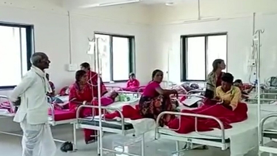 nanded news biloli villagers faces stomach infection from food admitted to hospital gh
