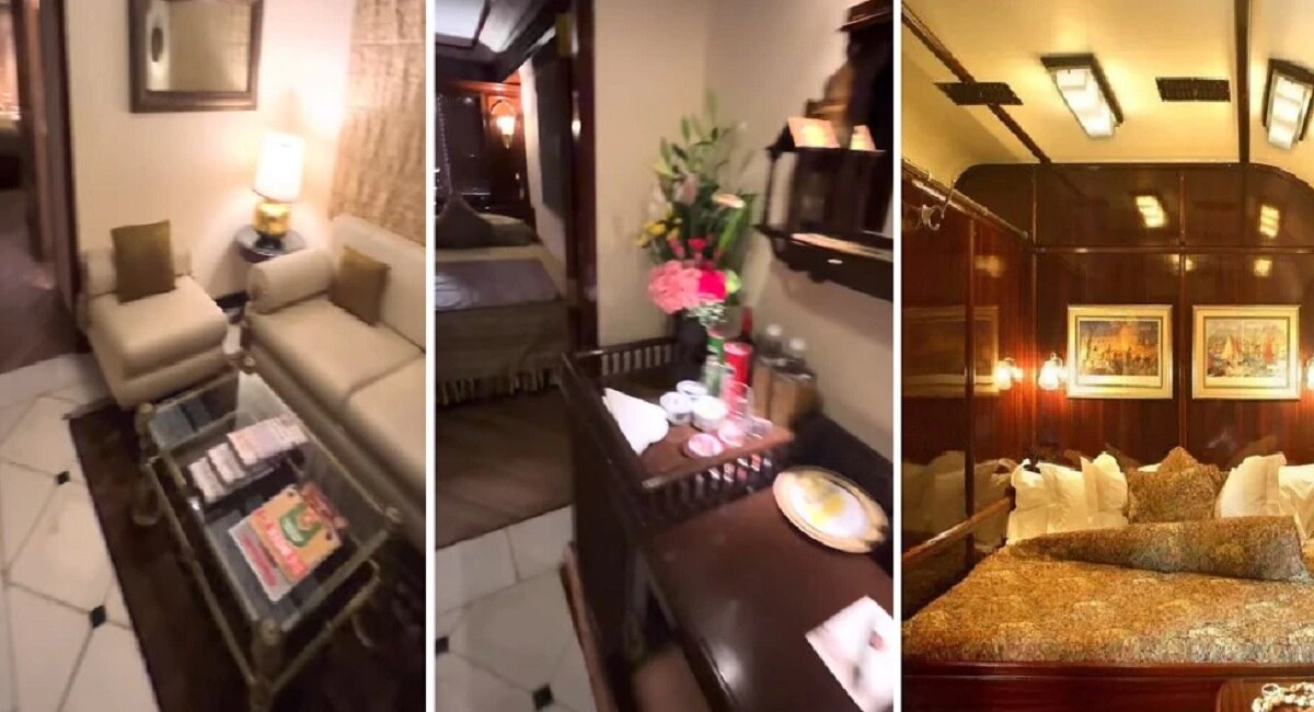 indian railway luxury train maharajas express inside video goes viral ...