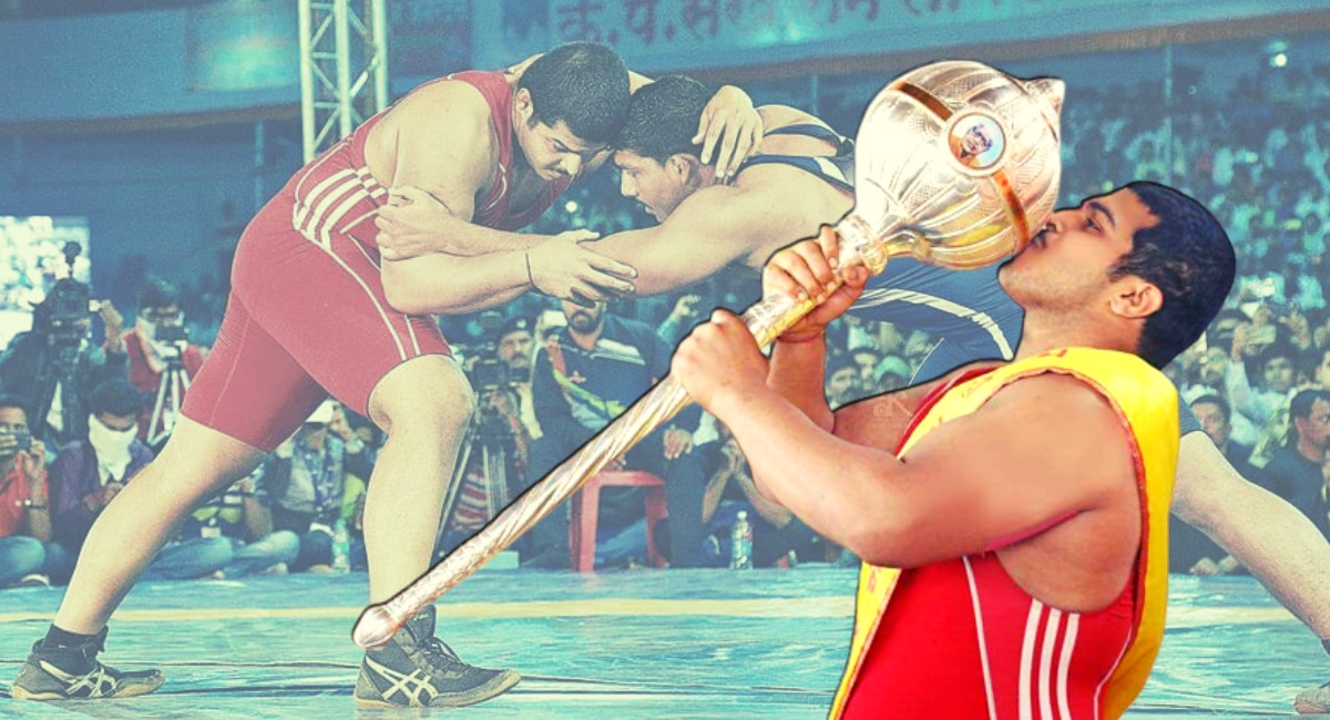 Abhijit Katke win telangana Hind Kesari 2023 beat sonuveer in final ...