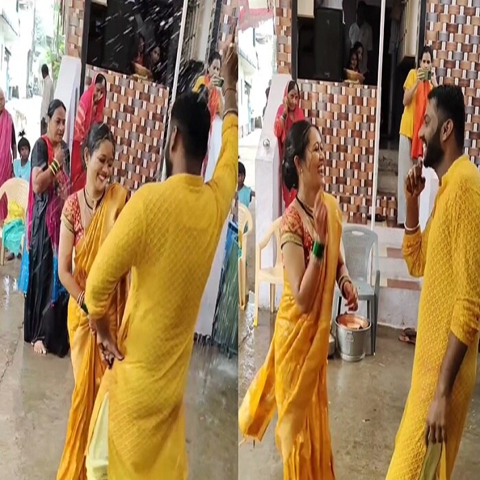 Watch Bride Groom Dance Viral Video : Desi Bride Dance in Wet Saree ... Watch Bride Groom Dance Viral Video : Desi Bride Dance in Wet Saree ...