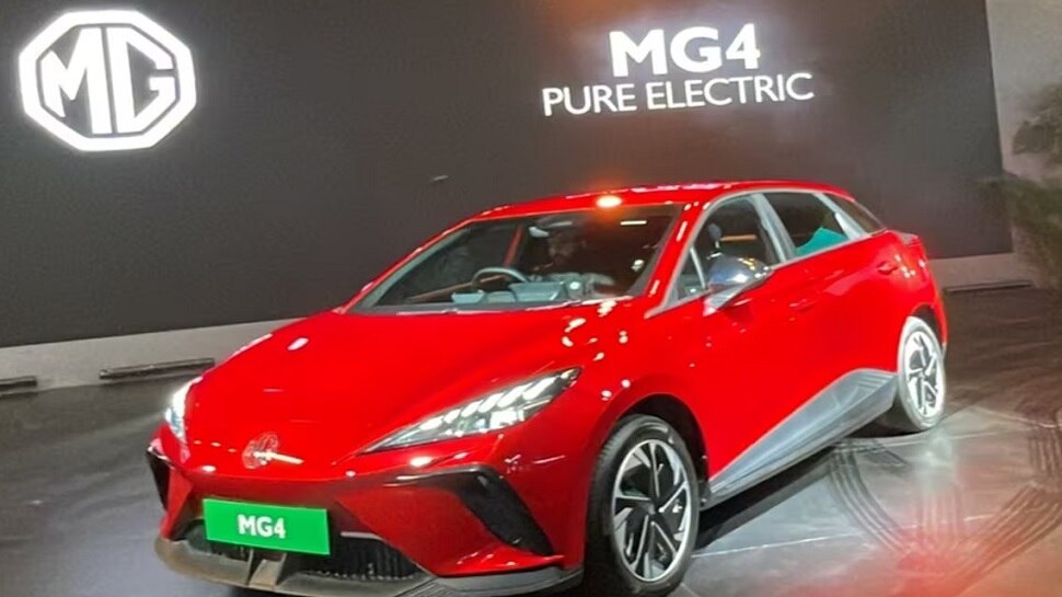 Auto Expo 2023: MG4 Electric Hatchback Unveiled In India With Range Of 450Km Auto News Marathi