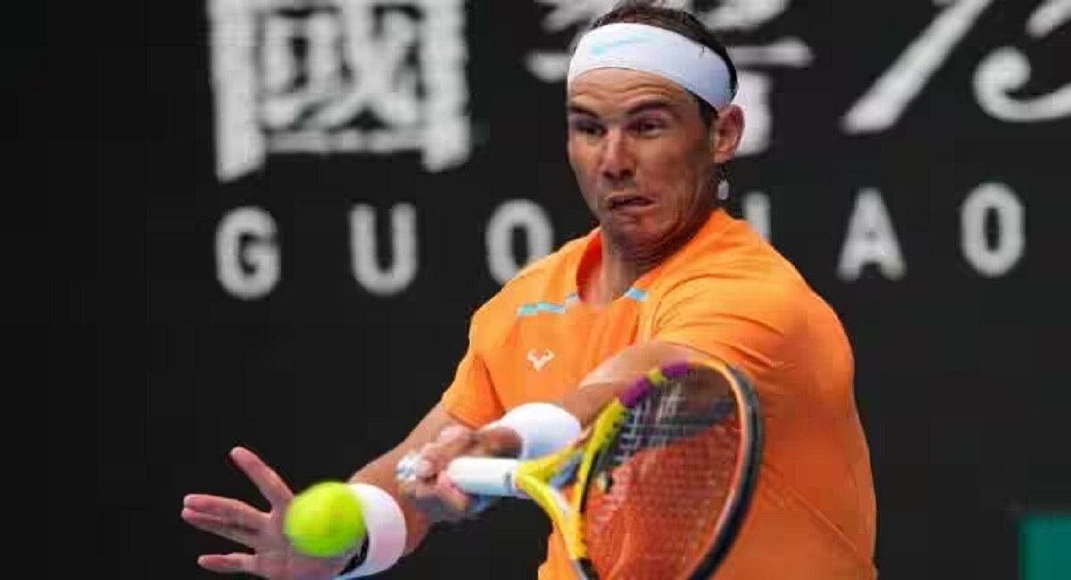 Australian Open 2023 Rafael Nadal lossed his racquet video viral