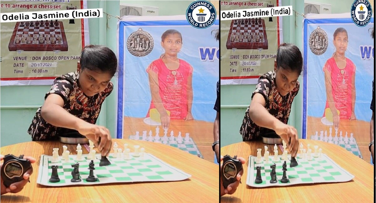 Puducherry Girl Sets Guinness World Record For Arranging Chess In 29.85 ...