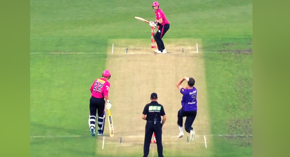 Steve Smith scores 16 runs in one ball in Sydney Sixers vs Hobart ...