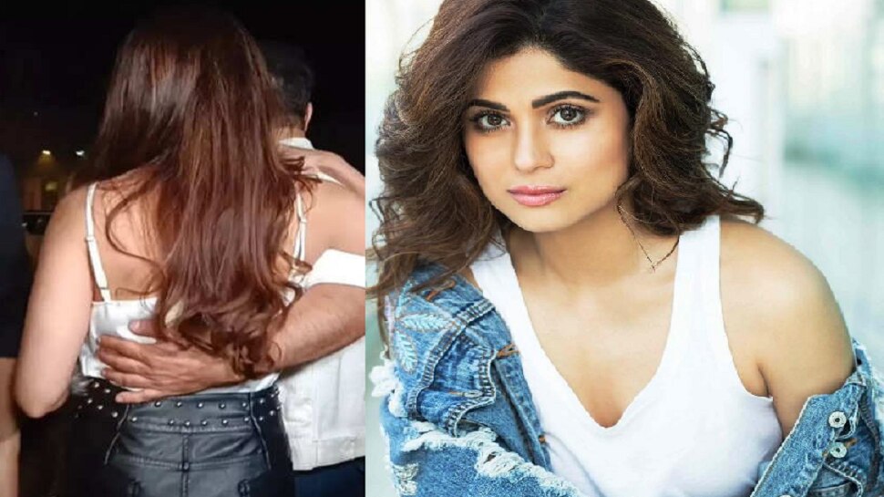 Shamita Shetty Video Shamita Shetty seen in Aamir arms after breakup with Rakesh video of Kiss ...