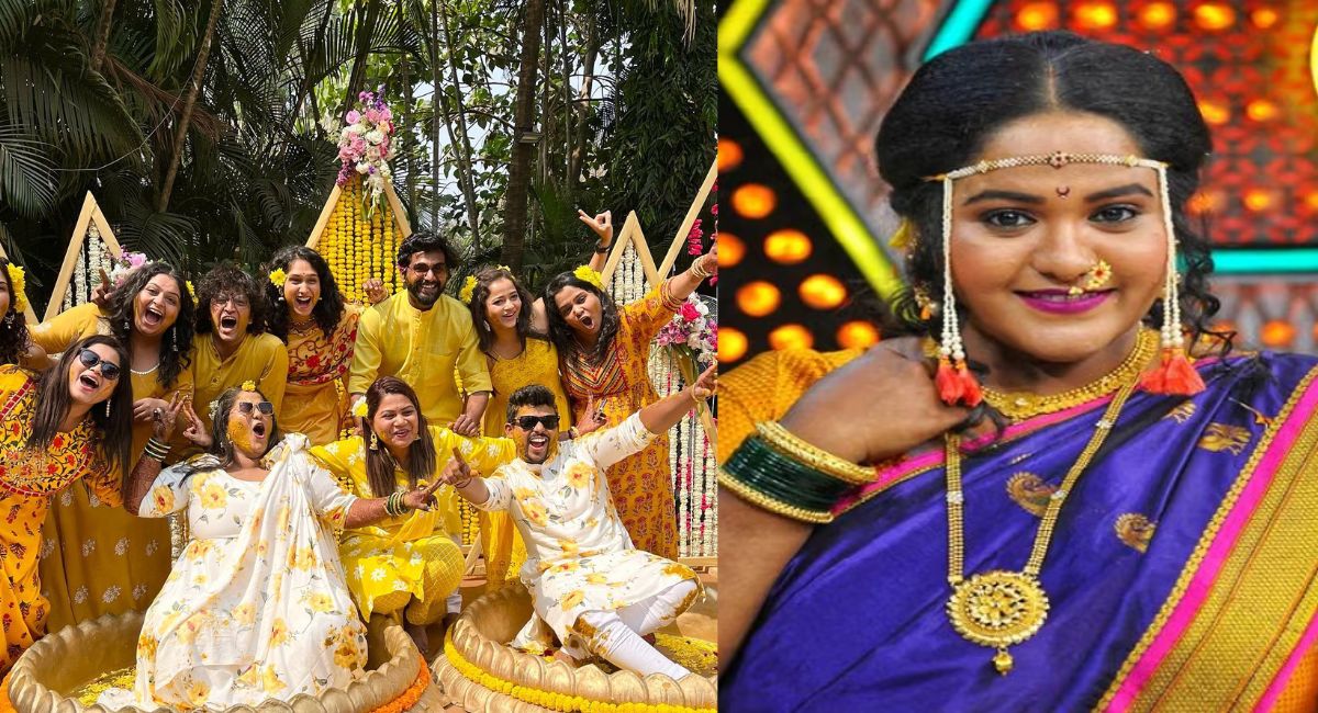 maharashtrachi hasyajatra fame Vanita Kharat Haldi Photo and Video ...