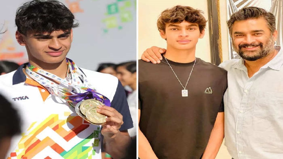 r madhavan son vedaant wins 5 gold and 2 silver medals at khelo india ...