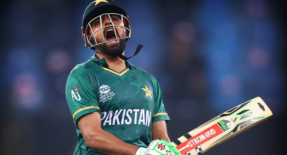 video babar azam hits 6 sixes in one over before 8th season of PSL ...