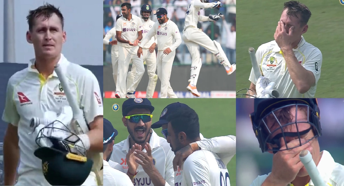 Marnus Labuschagne Bat angrily hit then abused lost his temper after seeing Team India ...