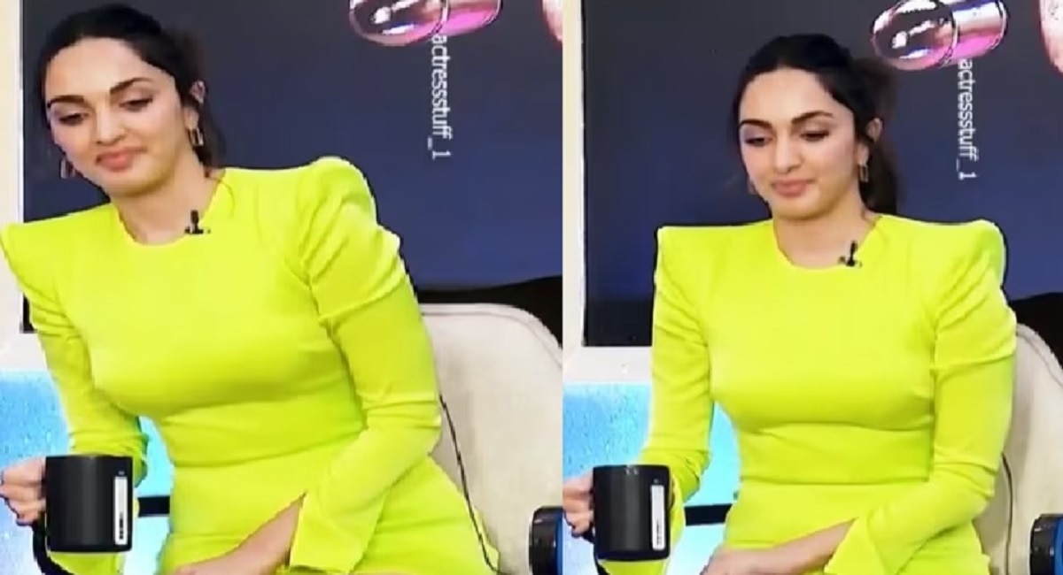 Kiara Advani Oops Moment Short dress embarrasses Kiara Advani becomes victim of Oops Moment ...