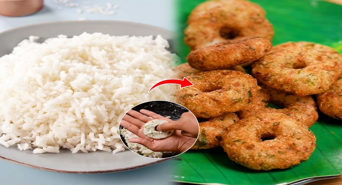 cooking tips for making medu wada out of leftover rice at home within ...