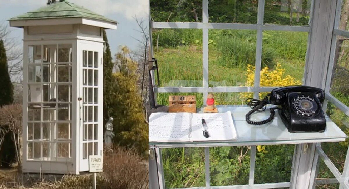 Japanese Phone Booth Connects The Living And The Dead marathi news