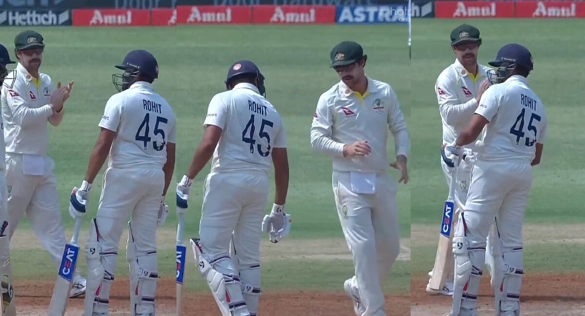 Rohit Sharma sledged Video Australian player crossed the limit of ...