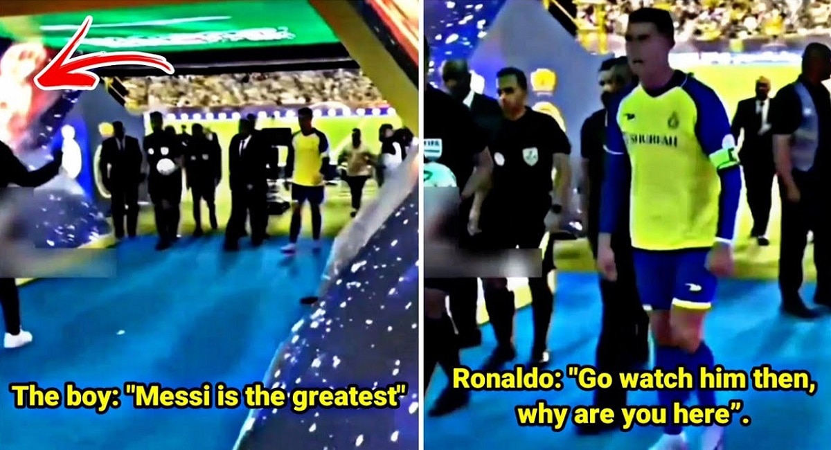 Cristiano Ronaldo Gets Angry: 'तुझ्यापेक्षा मेस्सी चांगला आहे ...