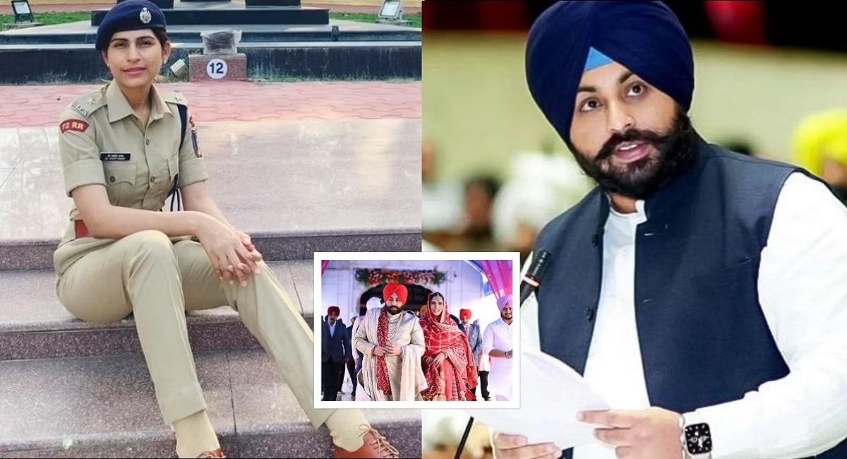 Harjot Singh Bains Wedding: महिला IPS अधिकाऱ्याने मंत्र्याशी लग्न केल्याने एकच चर्चा | punjab ...