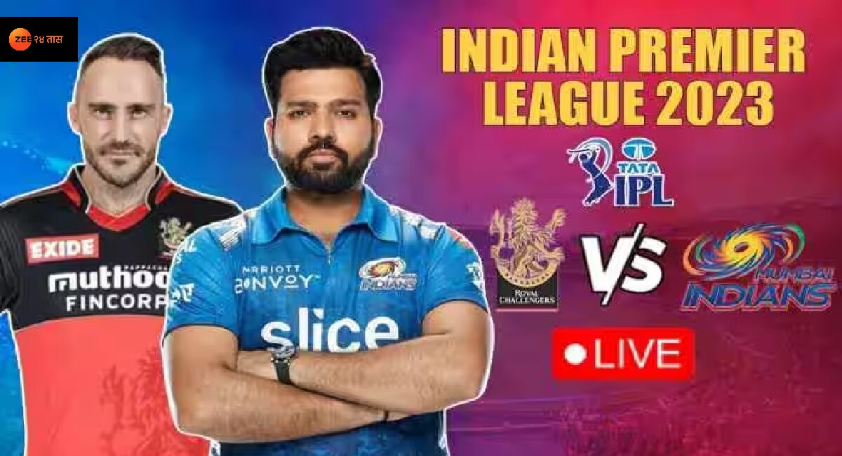 MI vs RCB LIVE Mumbai Indians 1st Match Royal Challengers will face ...