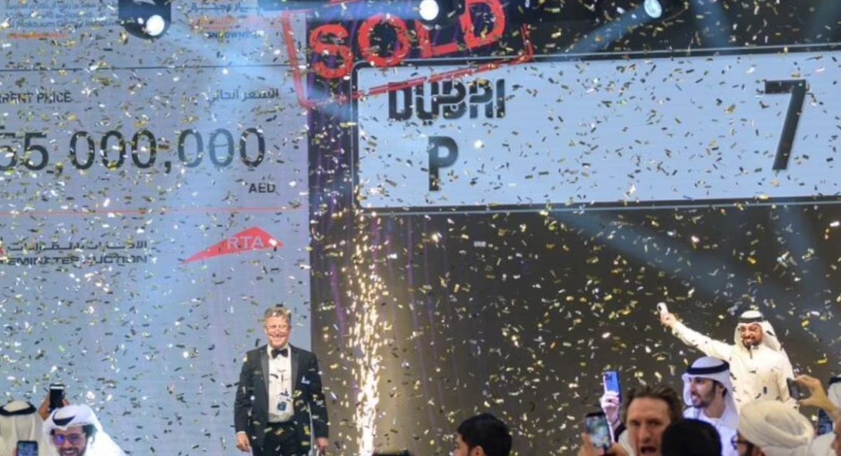 Worlds Most Expensive Car Number plate sold in 122 crores