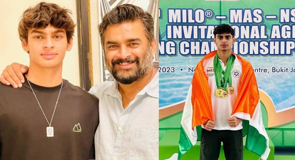 R. Madhavan चा मुलगा वेदांतनं पुन्हा भारताचं नाव उंचावलं, 5 गोल्ड ...
