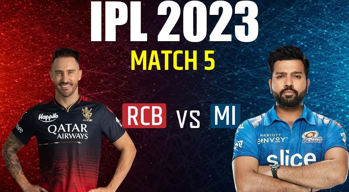 MI vs RCB IPL 2023 Live Score Mumbai Indians vs Royal Challengers Bangalore Today Match 54 Rohit ...