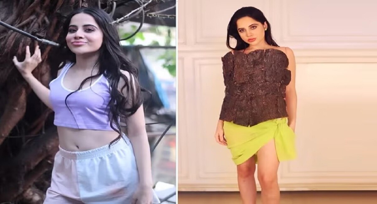 आता तर कहरच केला! शेणापासून ड्रेस बनवला... Urfi Javed च्या ट्रोलिंगची शिकार | Urfi Javed trolled ...