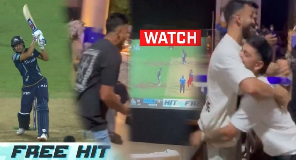 Video MI Celebration After GT Beat RCB: शुभमने तो विजयी Six मारल्यानंतर ...