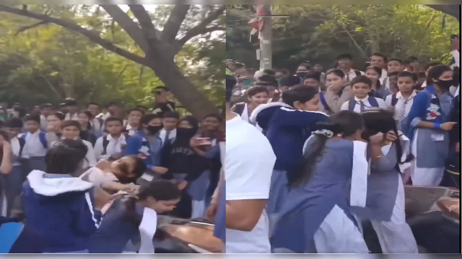 Viral Video : 'मेरे बॉयफ्रेंड से गुलु गुलु करेगी तो...', भररस्त्यात ...