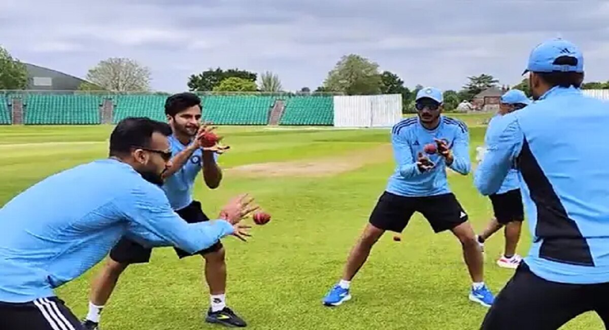 WTC Final 2023 Video : 3 2 1... भारतीय खेळाडूंची भन्नाट Fielding ...