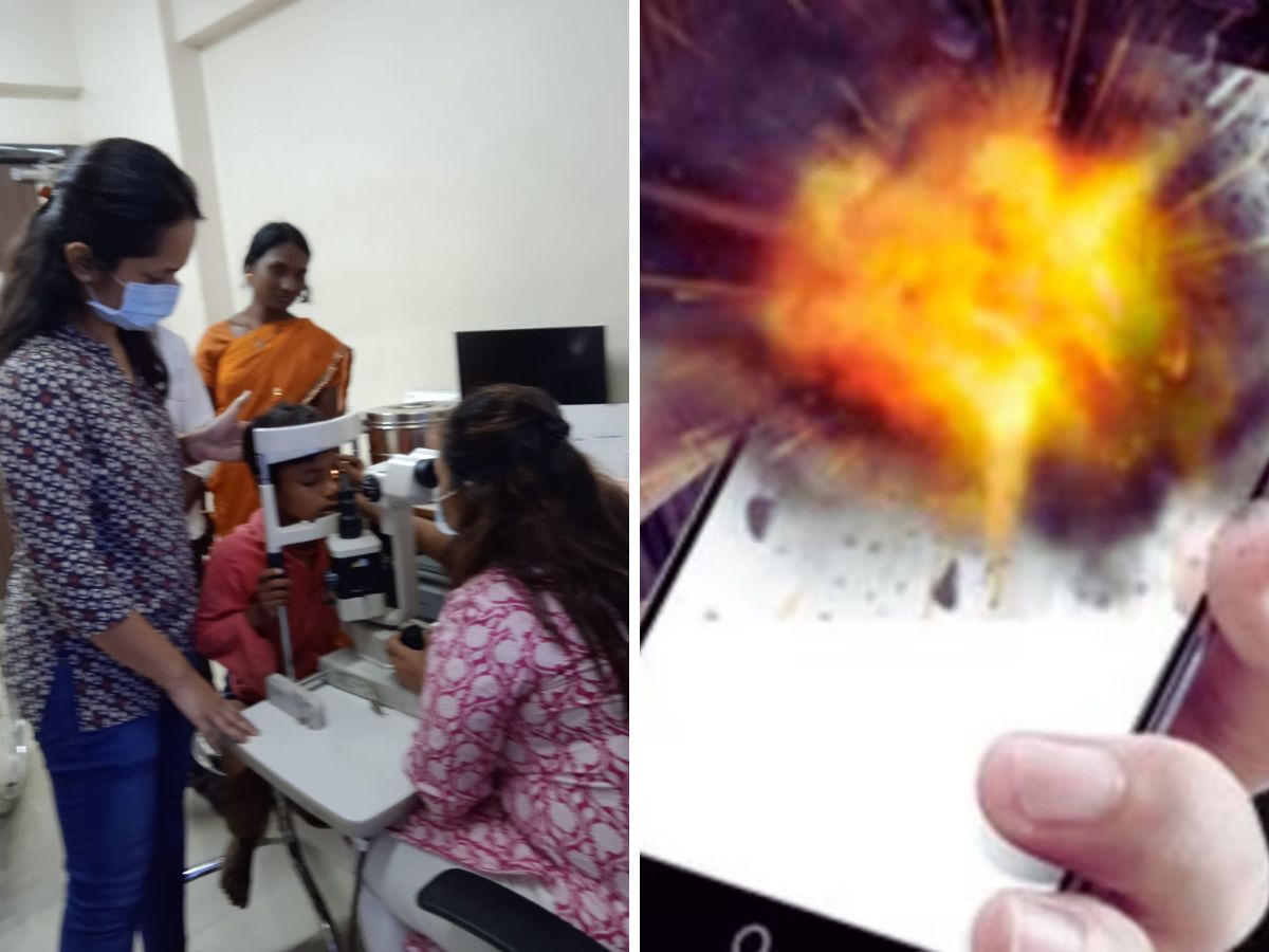 10 years old boy injured in mobile explosion in pune | पुणेः मोबाईलच्या ...
