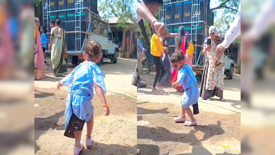 Viral Video : चिमुरडी आपल्या डान्सने जिंकतेय नेटकऱ्यांची मनं, व्हिडीओ ...