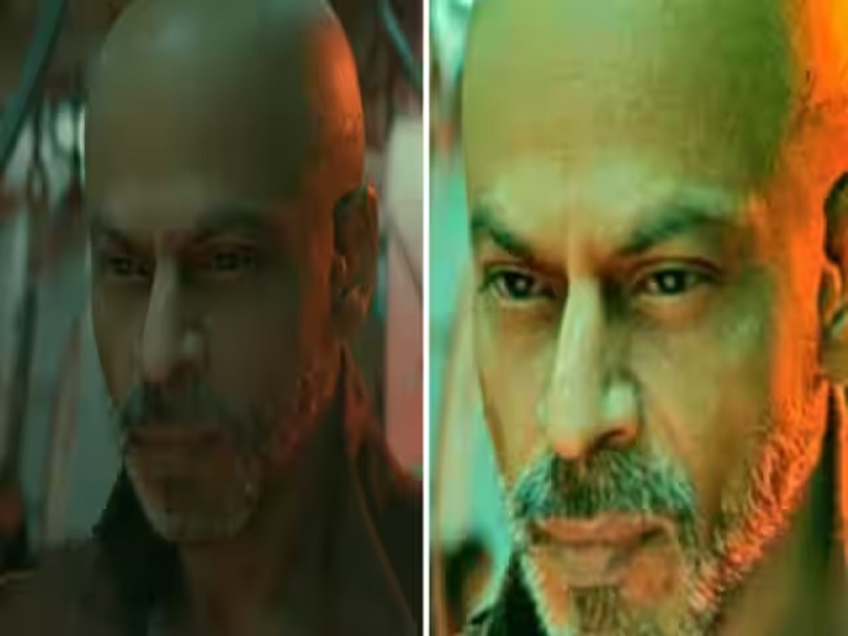 शाहरुखच्या Bald लूकमध्ये असलेला टॅट्यू तुम्ही पाहिलात का? त्याचा नेमका ...