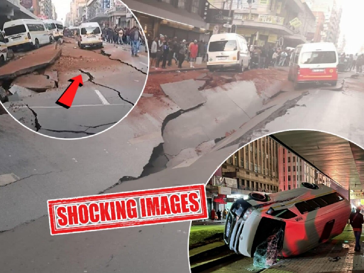 मोठा आवाज, गोंधळ, धावपळ अन् दुभंगली धरणी... हादरवून टाकणारे Photos ...