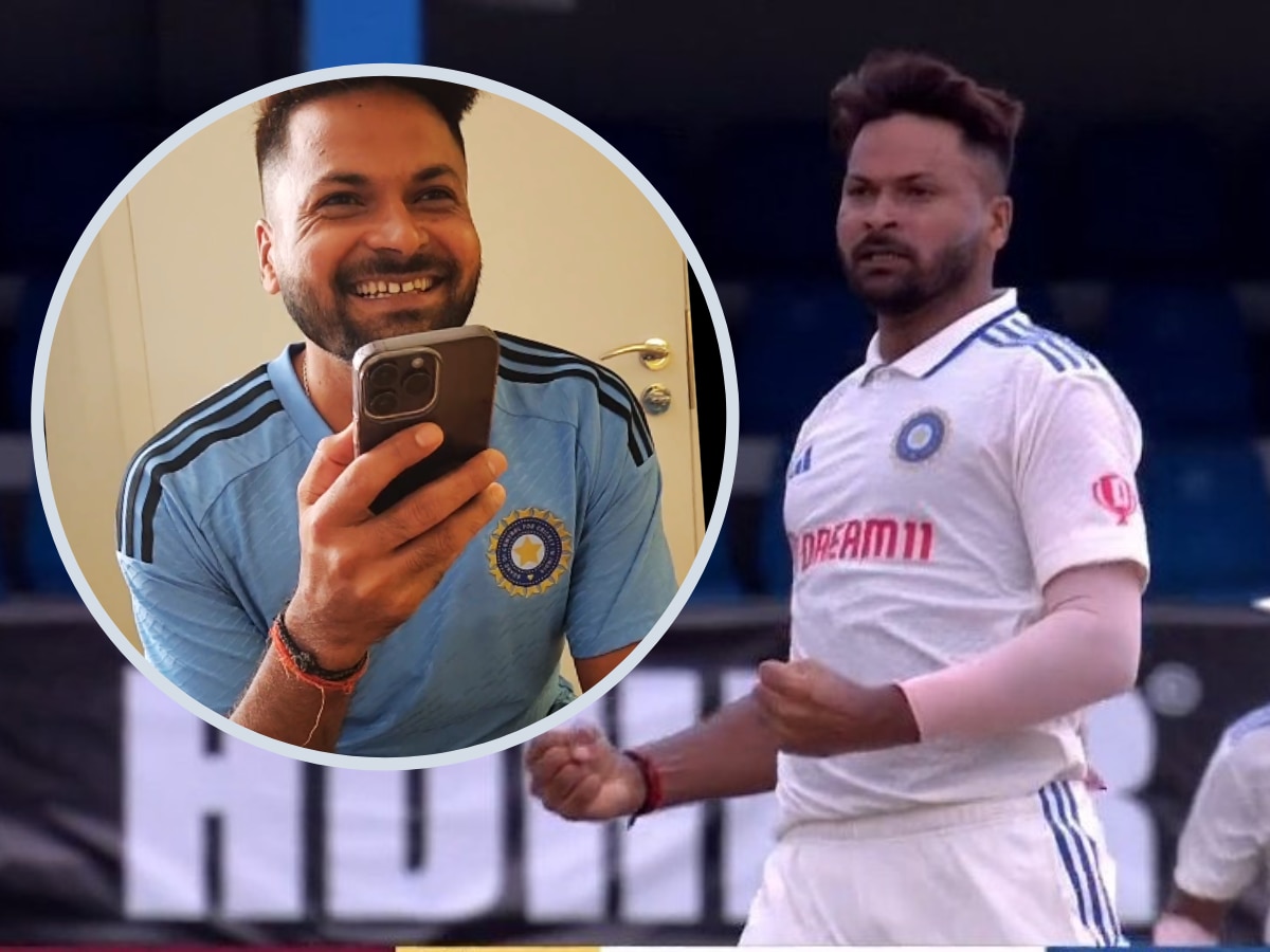 Mukesh Kumar phone call to his mother after his Test debut Watch Video ...