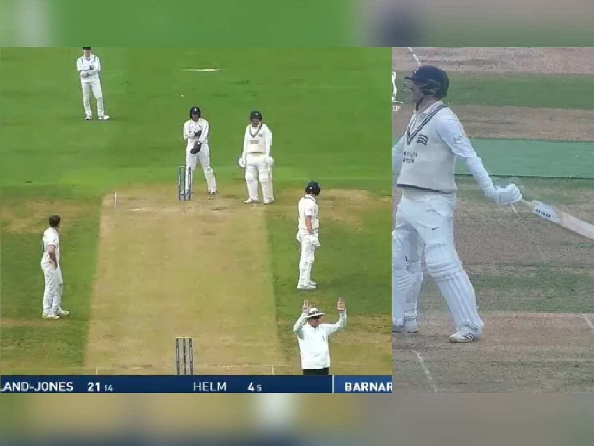 Six and Out on same ball Everyone field from the umpires was confused ...