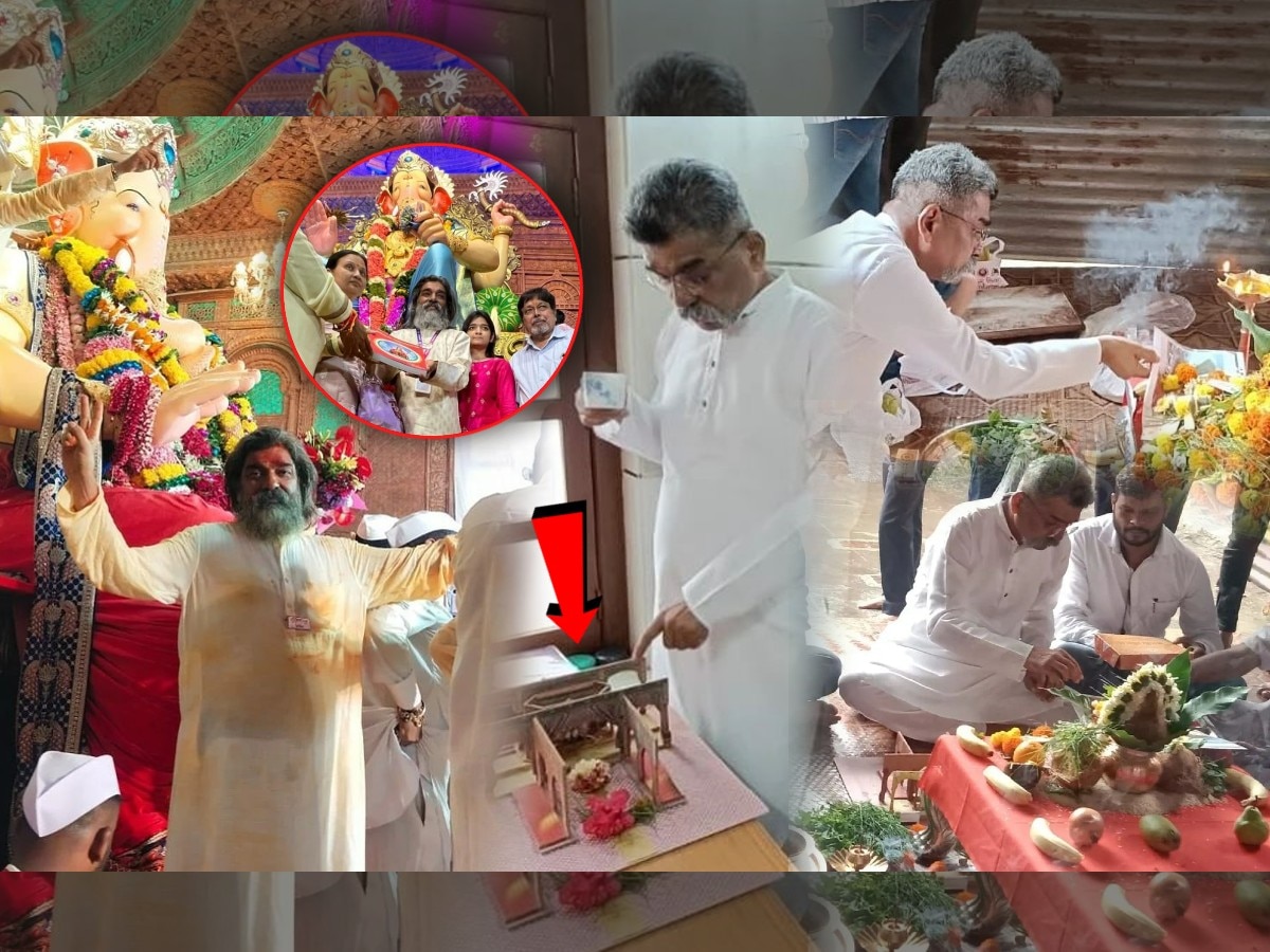 नितीन देसाईच यंदा उभारणार होते 'लालबागचा राजा'चा मंडप; तयारीचे Photos ...