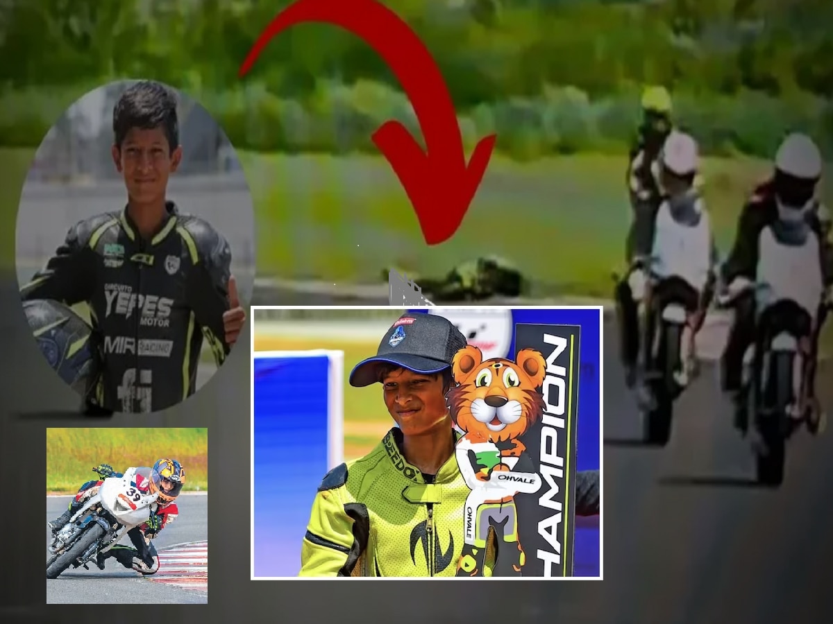 चॅम्पियनशिपदरम्यान 13 वर्षीय भारतीय रेसर Shreyas Harish चा अपघाती मृत्यू, Video आला समोर | 13 ...