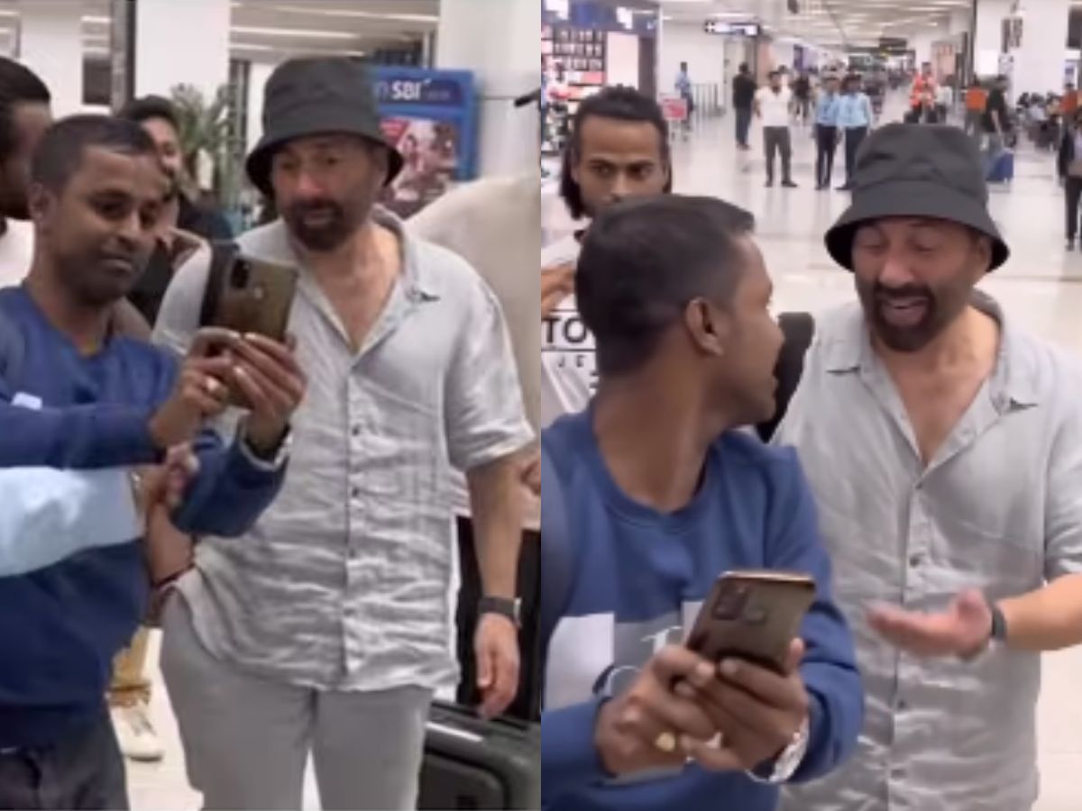 VIDEO : 'अरे ले न फोटो', सेल्फी काढण्यासाठी आलेल्या चाहत्यावर भडकला सनी ...