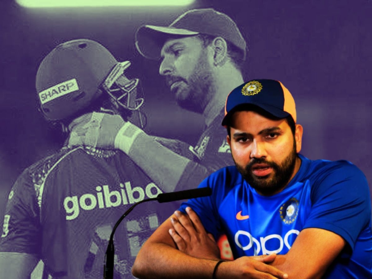 Rohit Sharma On Yuvraj Singh : ड्रेसिंग रूमध्ये बोलवून युवराज असं काय बोलला होता? 12 वर्षानंतर ...