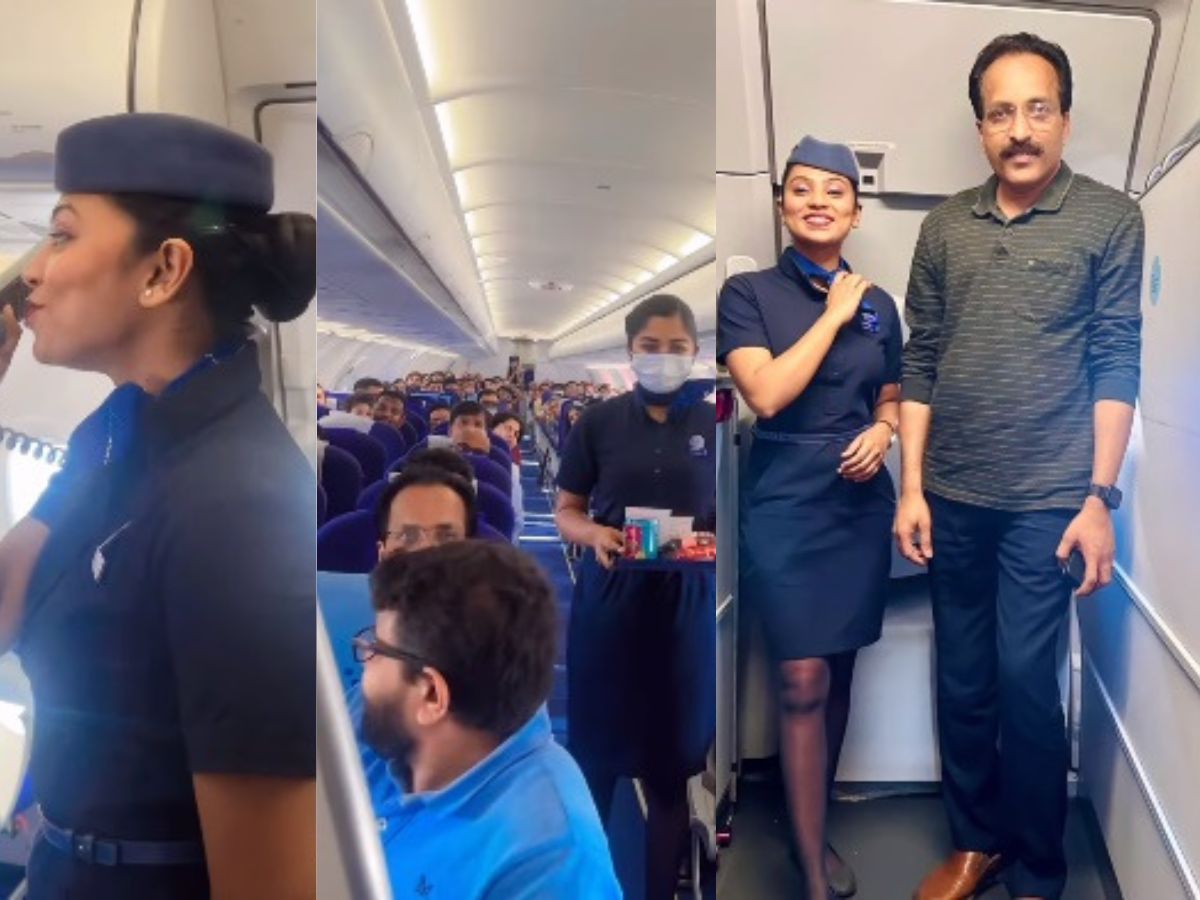 Isro Chief S Somnath welcome to the flight video won hearts;जिथं तिथं आपलीच हवा! ISRO ...