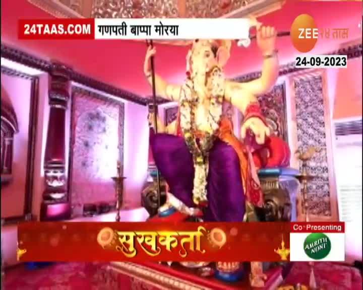 Ganeshotsav 2023 | आंबेडकर नगर गणेशमंडळाचा मनमोहक देखावा; बाप्पाच्या सजावटीनं वेधलं भक्तांचं ...