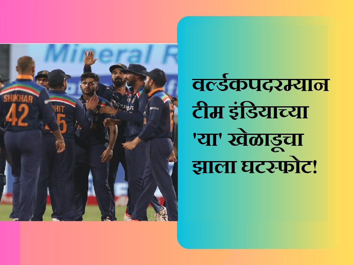 This player of Team India got divorced during the World Cup Court granted