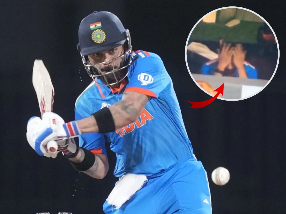 Virat Kohli looking very angry, sad and frustrated after miss century ...
