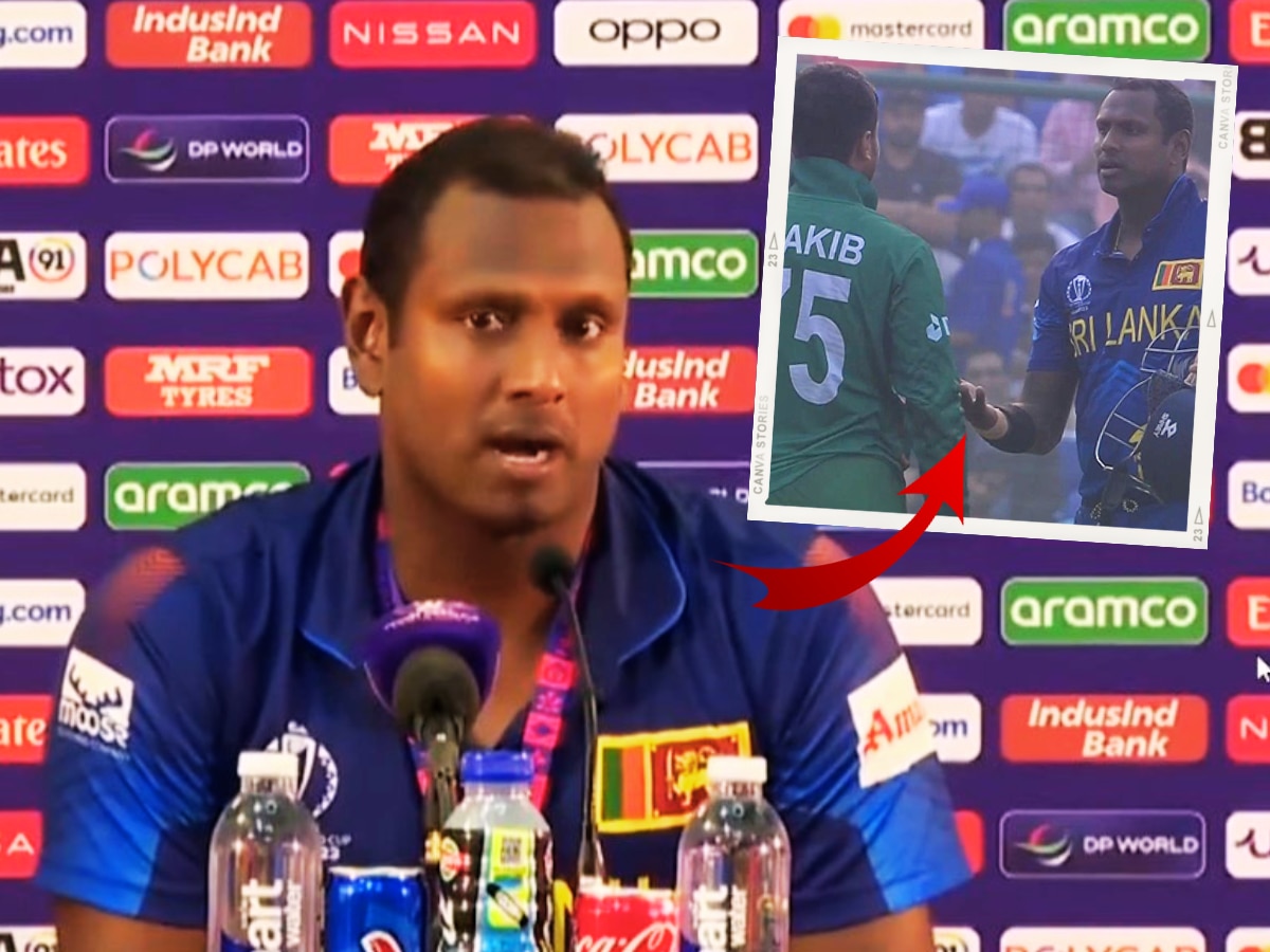 Angelo Mathews Speak On controversial Wicket in Press Conference After ...