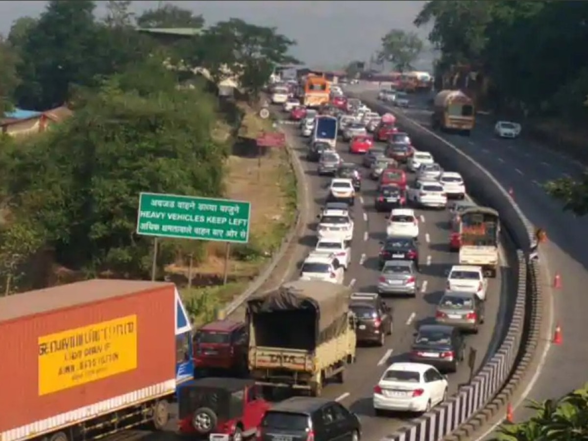 Mumbai Pune ExpressWay Remain Closed For 1 Hour Traffic Details Marathi ...
