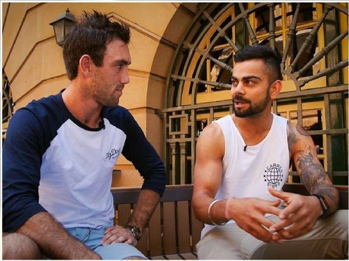 icc world cup virat kohli hilarious reaction on glenn maxwell post viral