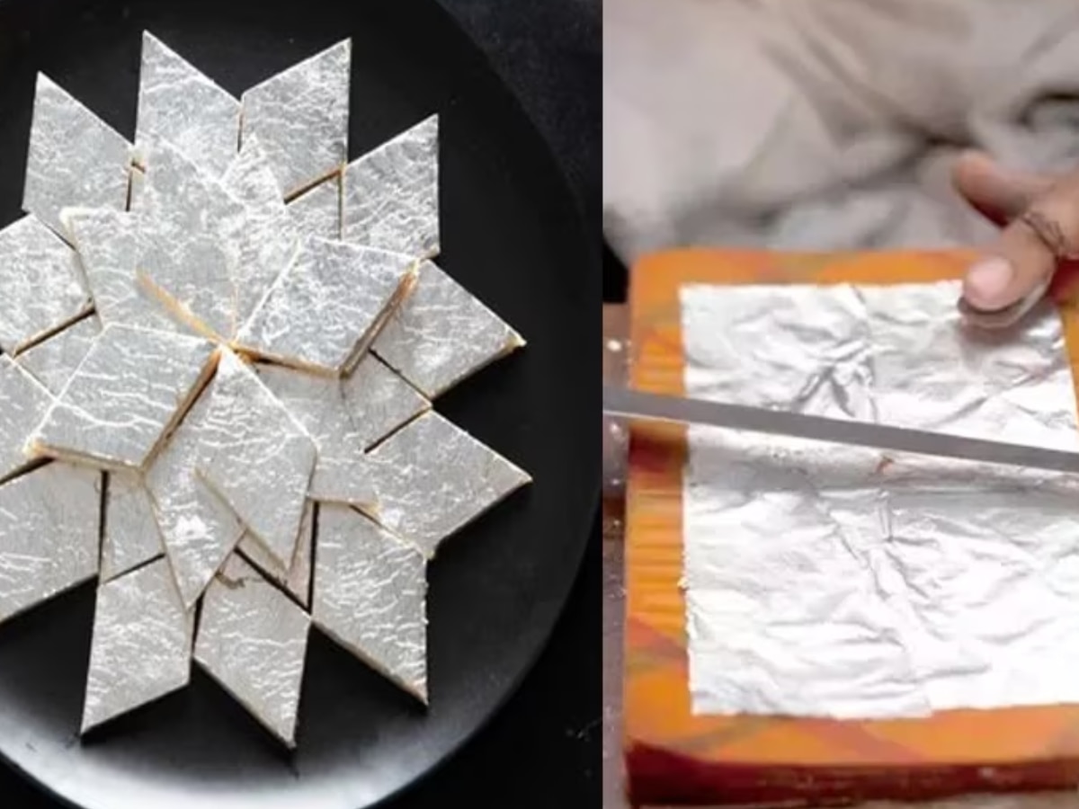 Diwali Sweets contain aluminum instead of silver identify tips;तुमच्या ...