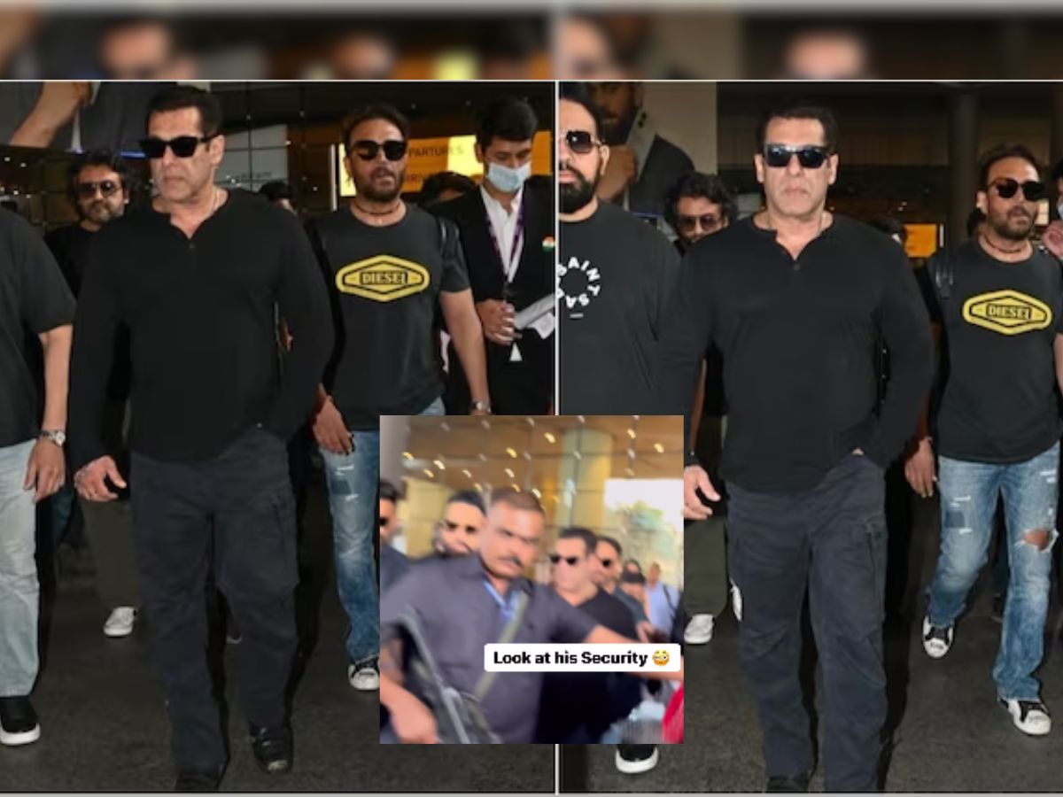 VIDEO : चाहता फुलांचा गुच्छ घेऊन येताच सलमानच्या बॉडीगार्ड्सनं दिला ...