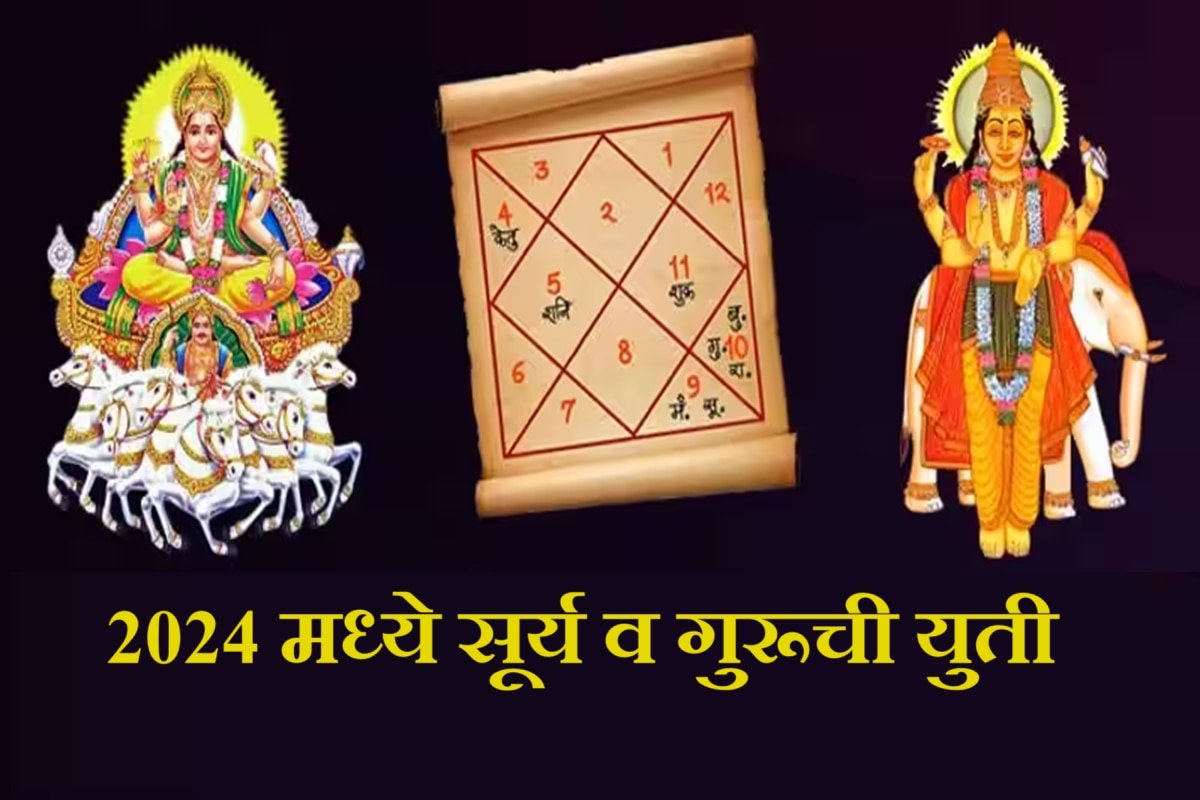 Surya Guru Yuti : 2024 मध्ये सूर्य व गुरुची युती 'या' राशींच्या ...