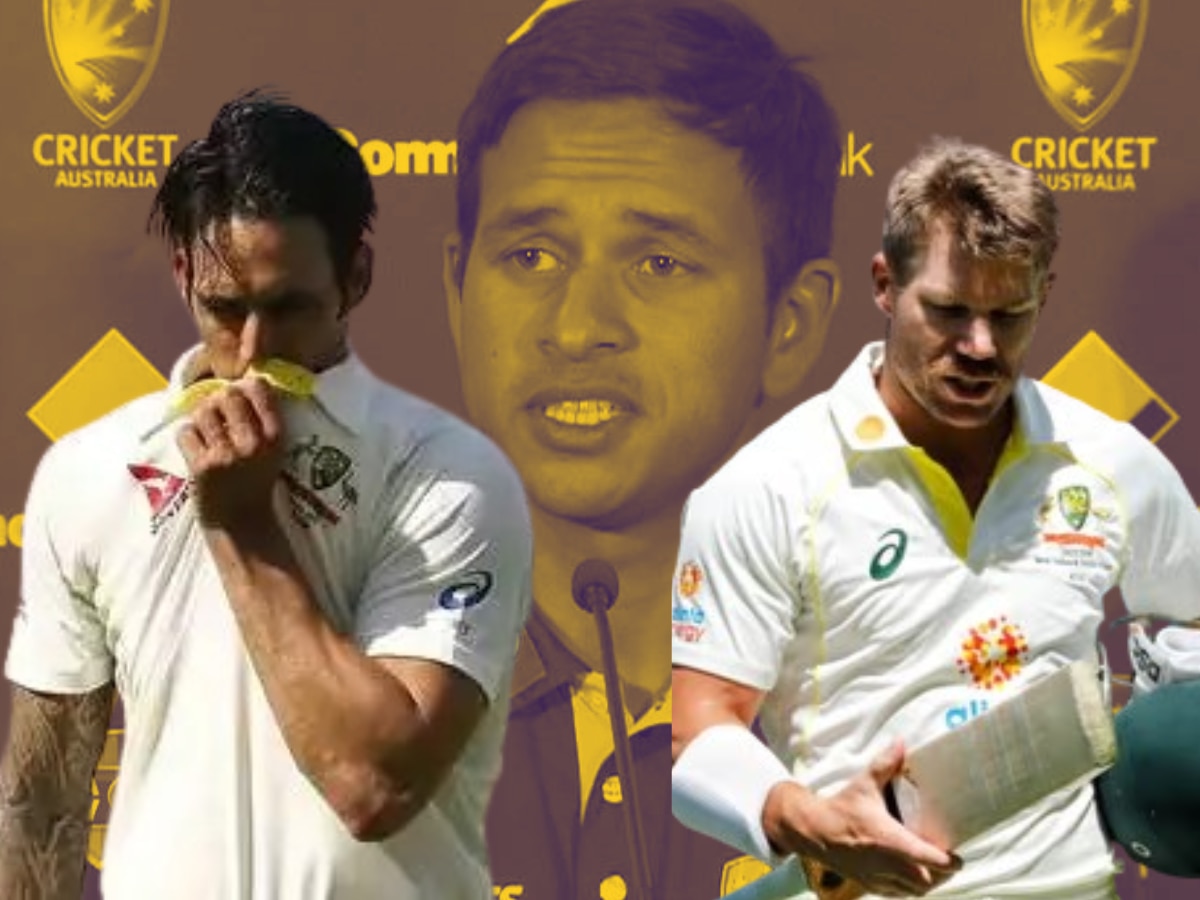Usman Khawaja angry criticism On Mitchell Johnson statement of David Warner Farewell News in Marathi