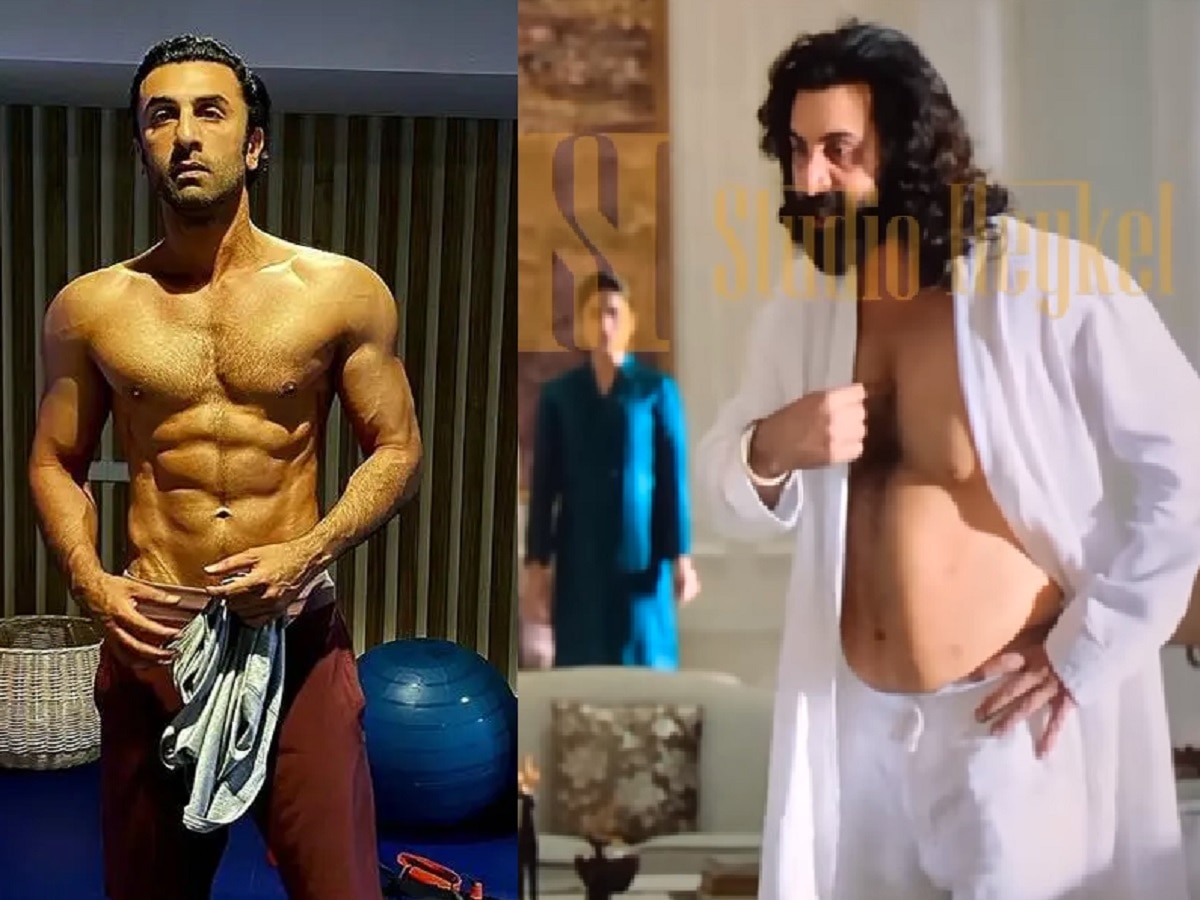 Animal movie This is how Ranbir Kapoor fake stomach was prepared to ...